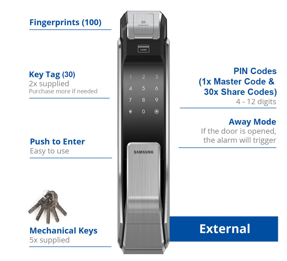 Samsung Smart Door Locks | Digital Door Locks Australia