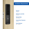 DDL‑P6006S Advanced Biometric Smart Lock – 3D Facial Recognition & Aus